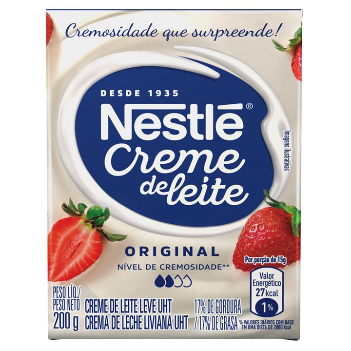 Creme de Leite Nestlé Caixa 27x200g | Dia Distribuição