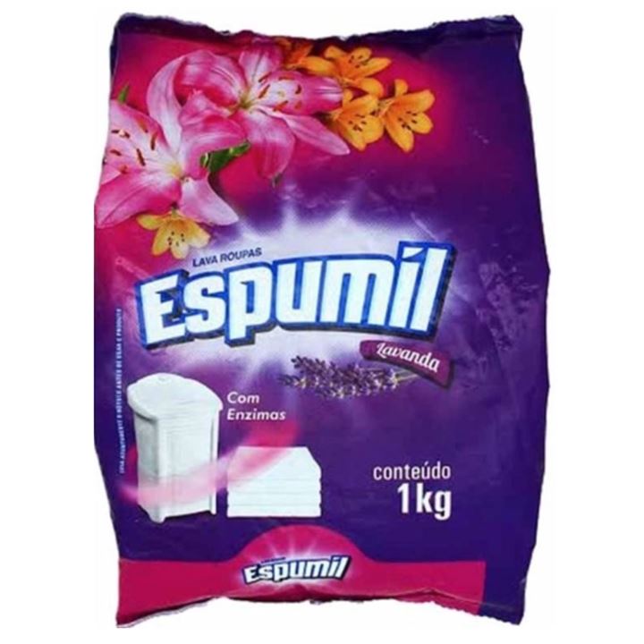 Detergente em Pó Espumil Lavanda Fardo 20x1kg | Dia Distribuição